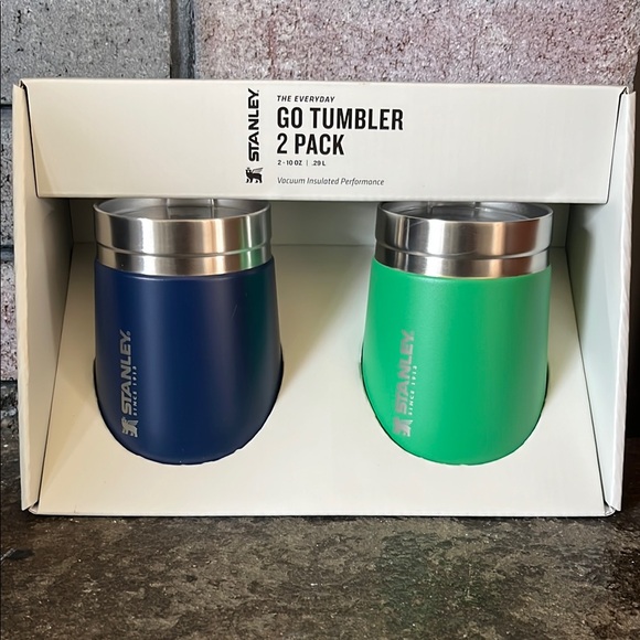 Stanley | Other | Stanley Go Wine Tumbler 2 Pack Blue And Green | Poshmark